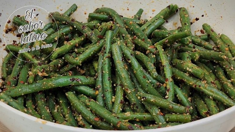 Ejotes salteados con chile: una receta fácil y deliciosa - Recetas ...
