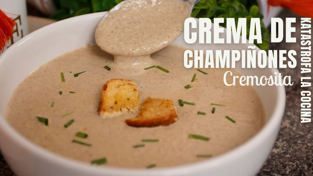 Receta de Sopa Crema de Champiñones Portobello: Deliciosa y Fácil ...