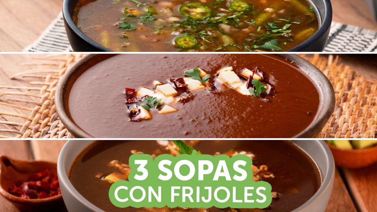 Receta de sopa de frijoles con chiles toreados: deliciosa y fácil ...
