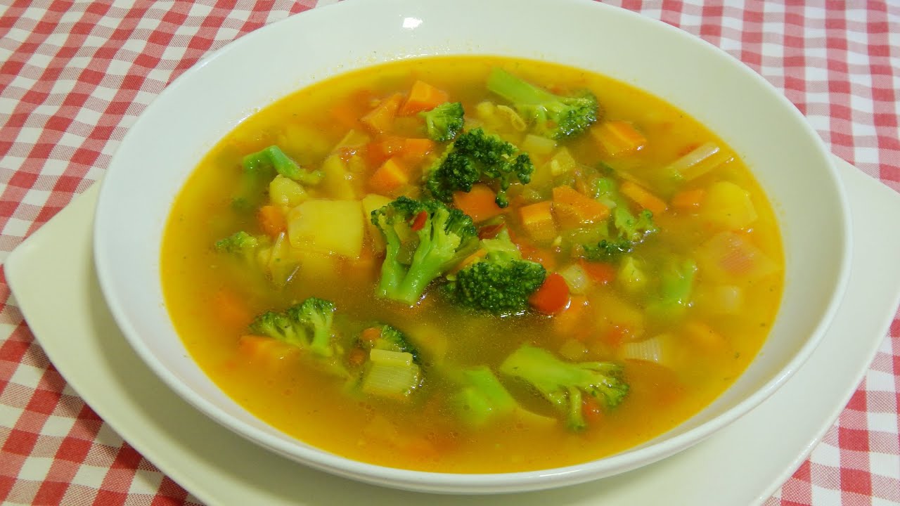 Sopa de Verduras con Brócoli y Limón: Deliciosa y Saludable - Recetas ...