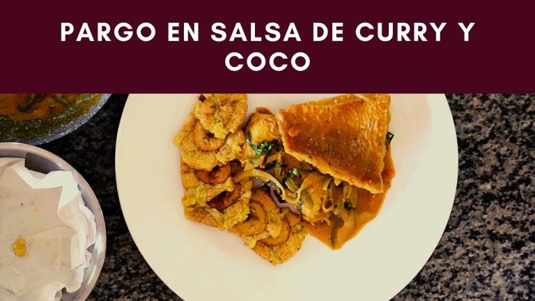 Receta de salsa para pescado con coco y curry: fácil y deliciosa ...