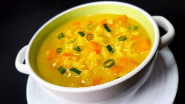 Sopa de verduras con arroz y calabaza: una receta deliciosa y saludable ...