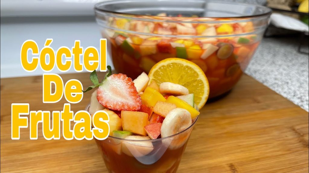 Cómo preparar un delicioso cóctel de frutas paso a paso para sorprender ...