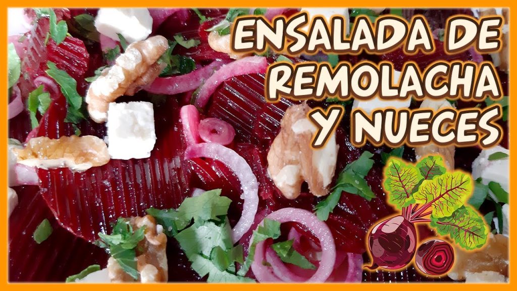 Receta fácil de ensalada de remolacha con nueces paso a paso para ...
