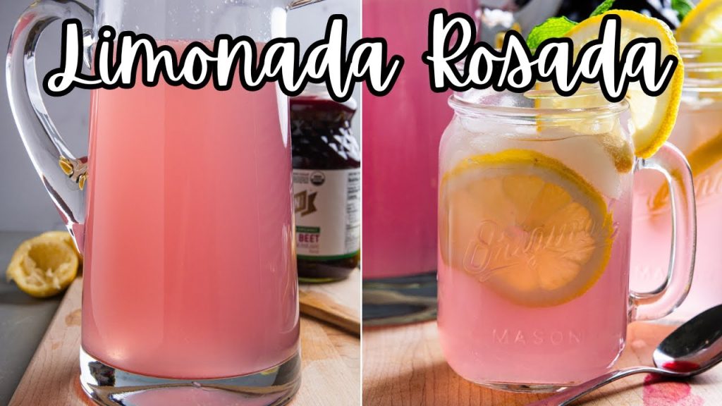 Cómo preparar una deliciosa limonada rosa casera paso a paso - Recetas Creativas
