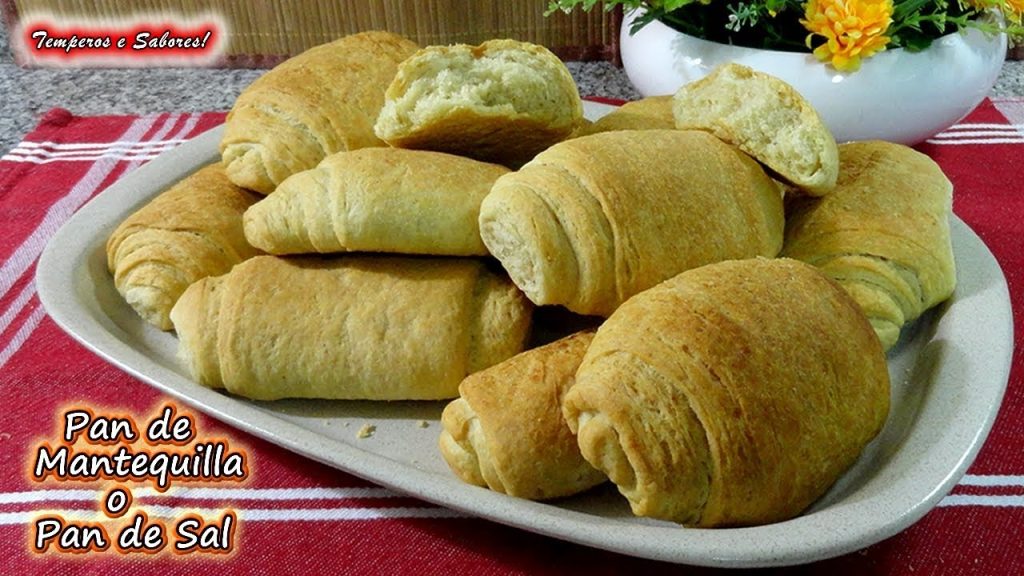 Receta fácil de pan con mantequilla y sal paso a paso para un desayuno ...