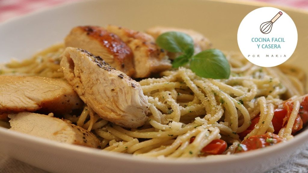 Cómo preparar pasta con pesto y pollo fácil y deliciosa paso a paso ...