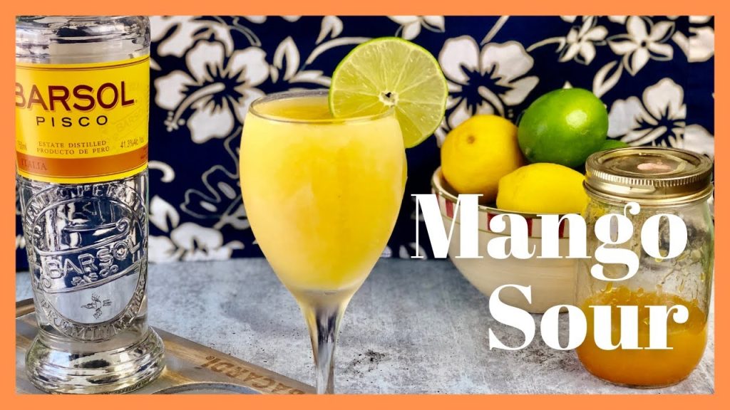 Cómo preparar un delicioso Pisco Mango Sour paso a paso en casa ...