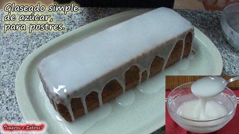 Receta de Azúcar Glass Casero Fácil y Rápido Paso a Paso - Recetas ...