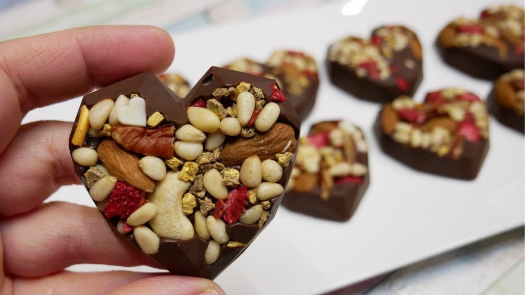 Receta de Barritas de Chocolate y Frutos Secos Fácil y Rápida para ...