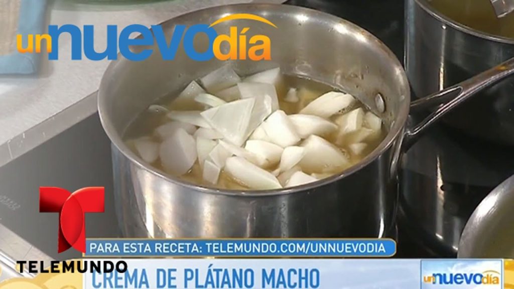 Receta de Crema de Plátano Macho Fácil y Deliciosa Paso a Paso ...