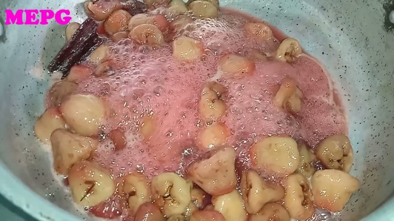 Receta de Dulce de Pomarrosa Casero Paso a Paso para un Postre ...