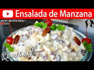 Receta de Ensalada de Manzana y Crema Fácil y Rápida para Sorprender en ...