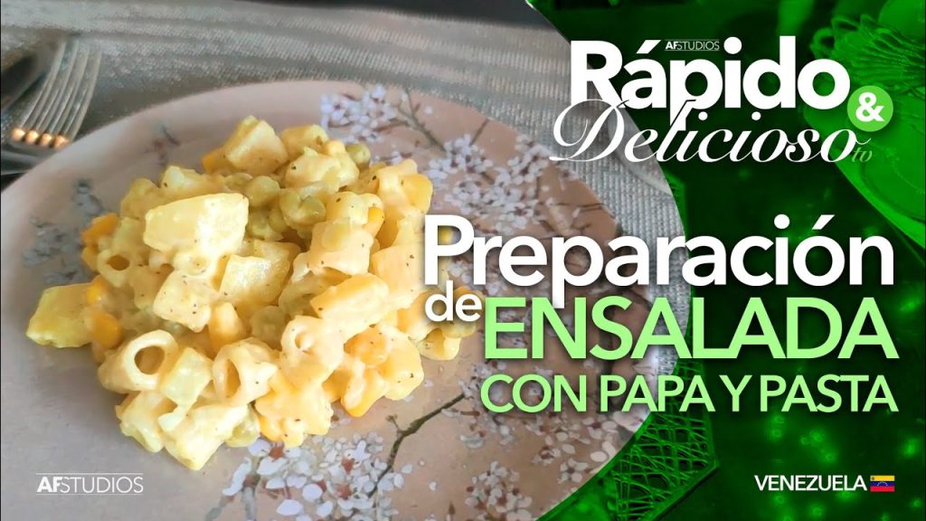 Receta de Ensalada de Papa y Pasta Fácil y Rápida para Sorprender en ...