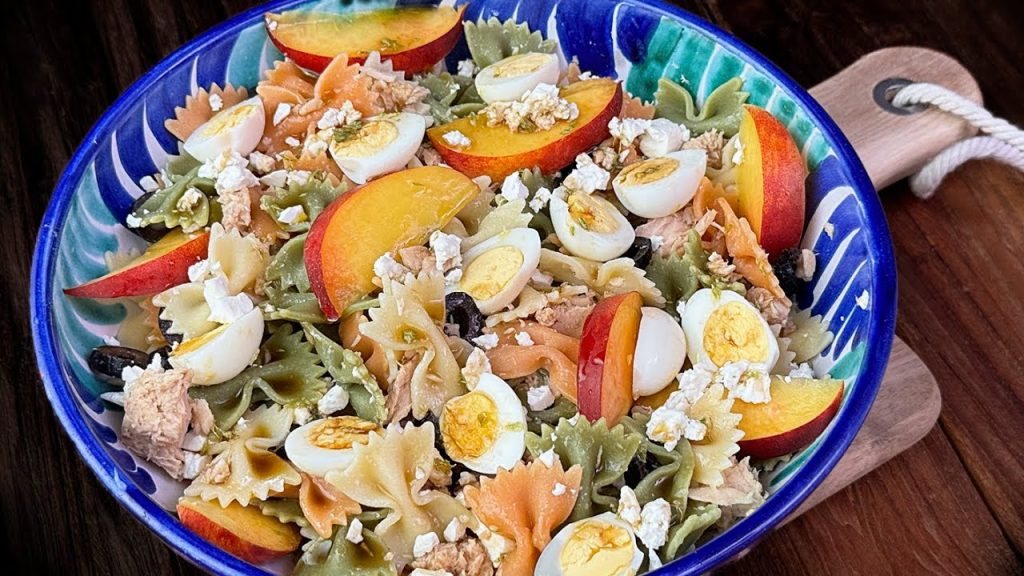 Receta de Ensalada de Pasta con Atún y Huevo Fácil y Rápida para ...