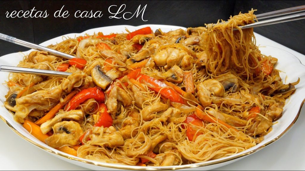 Receta de Fideos Chinos con Champiñones Fácil y Rápida para Sorprender ...