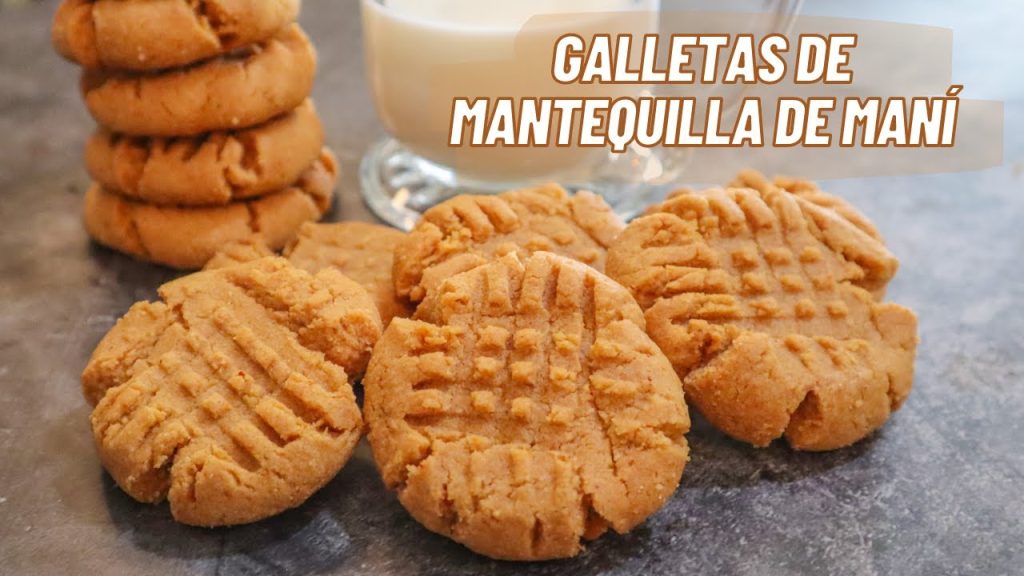 Receta de Galletas con Mantequilla de Maní Fácil y Rápida Paso a Paso ...