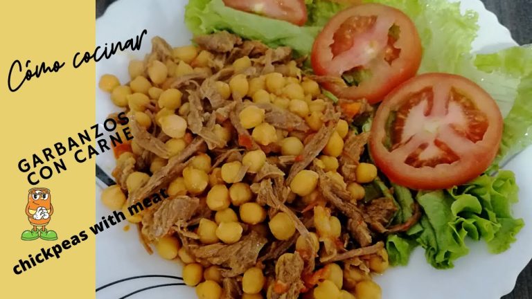 Receta de Garbanzos con Carne Desmechada Fácil y Paso a Paso - Recetas ...