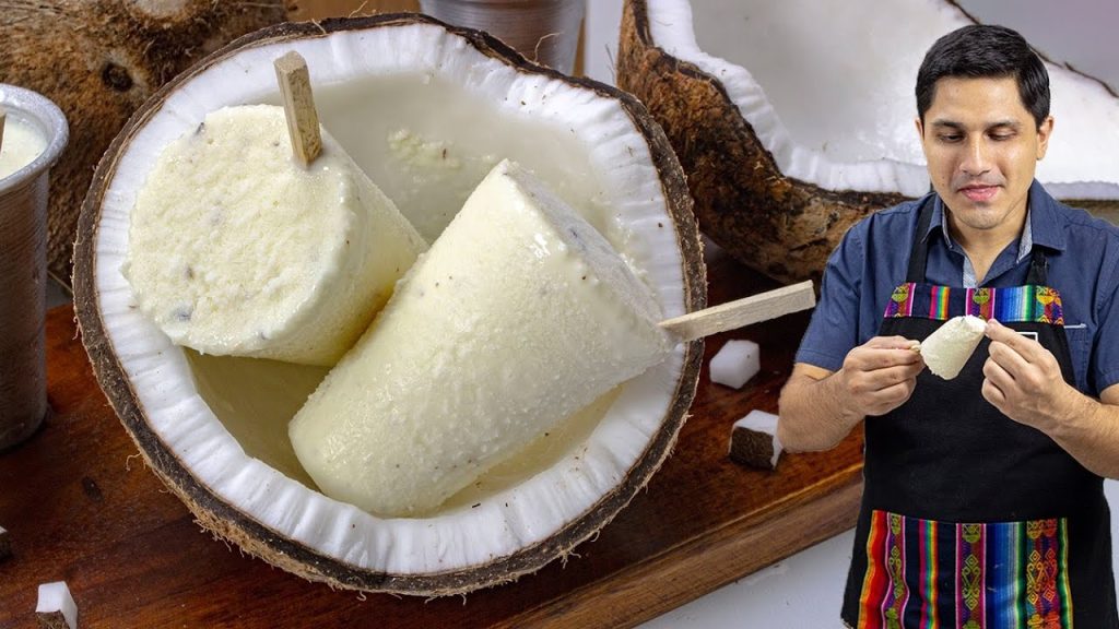 Receta de Helado de Coco Fácil y Cremoso Paso a Paso - Recetas Creativas