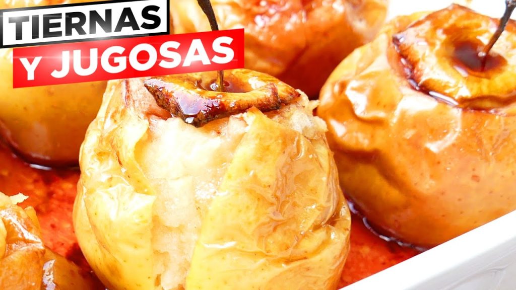 Receta de Manzana al Horno con Canela Paso a Paso para un Postre ...