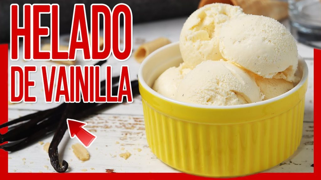 Receta de Nieve de Vainilla Casera Paso a Paso para un Postre ...