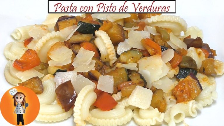 Receta de Pasta con Pisto de Verduras Fácil y Sabrosa Paso a Paso ...