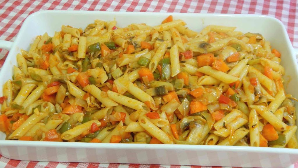 Receta de Pasta con Verduras y Crema Fácil y Rápida para Disfrutar en ...