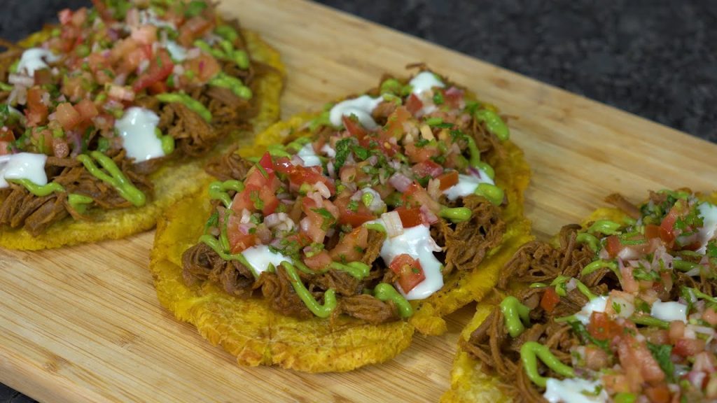 Receta de Patacón con Carne Desmechada Fácil y Deliciosa Paso a Paso ...