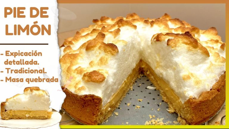 Receta de Pie de Limón con Masa Quebrada Fácil y Paso a Paso - Recetas ...