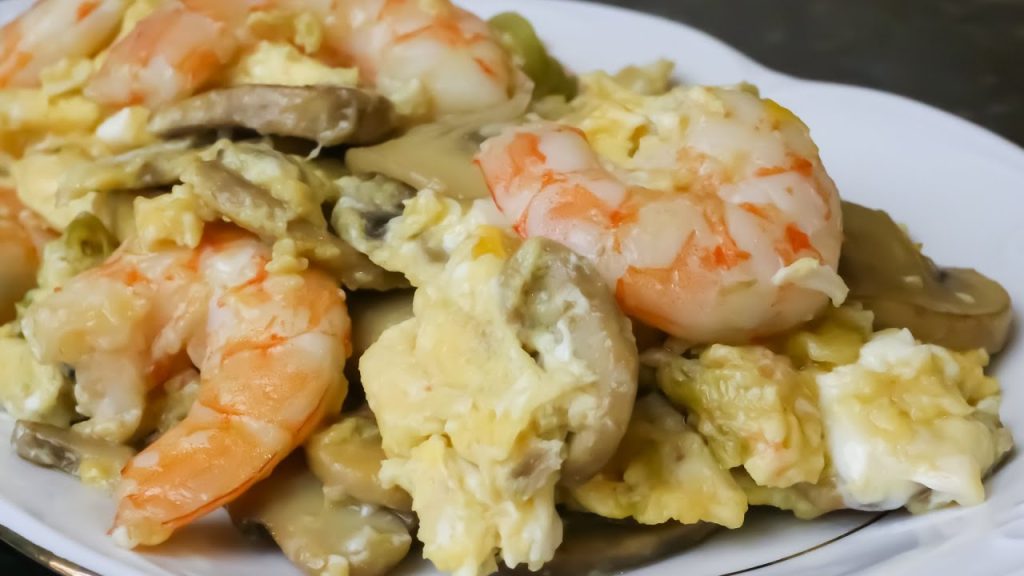 Receta de Revuelto de Ajetes y Gambas Fácil y Rápido para un Desayuno ...