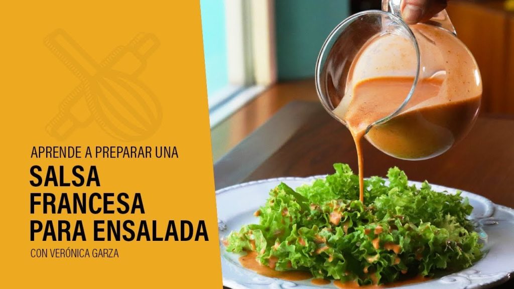Receta de Salsa Francesa para Ensaladas Fácil y Rápida Paso a Paso ...