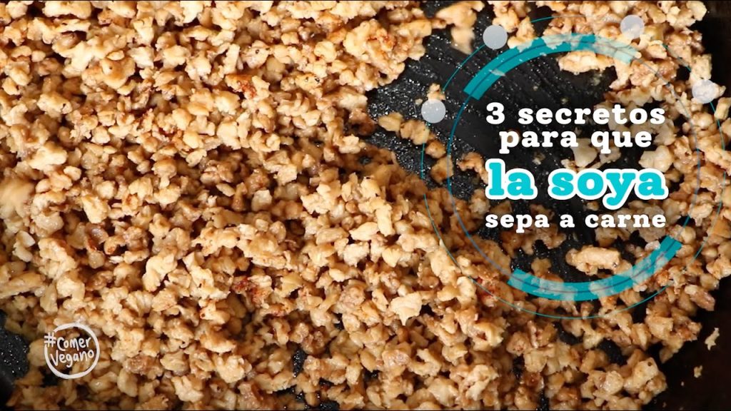 Receta de Soja Texturizada con Salsa Agridulce Paso a Paso para una ...