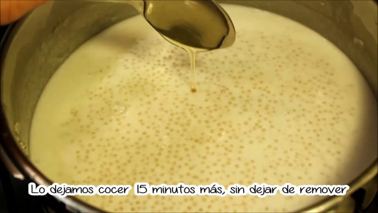 Receta de Tapioca con Leche de Coco Fácil y Deliciosa paso a paso ...