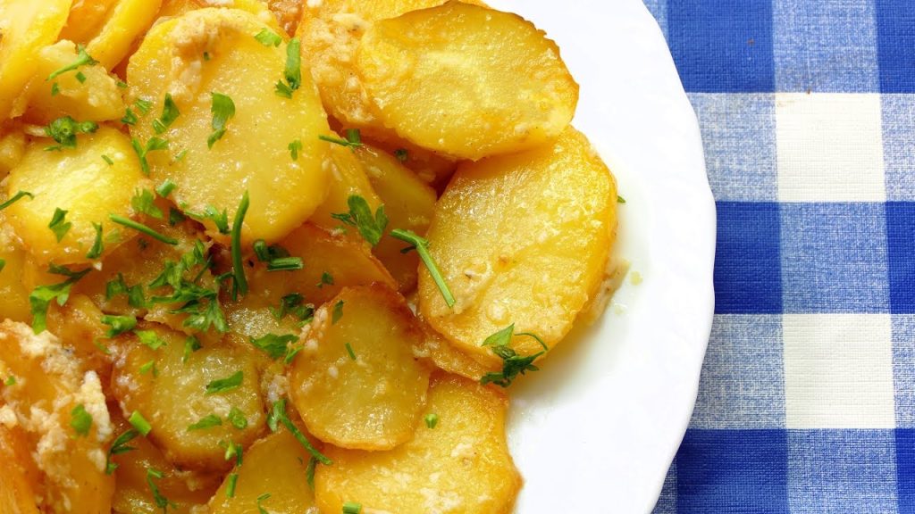 Receta fácil de batata con ajo y perejil paso a paso para un plato ...