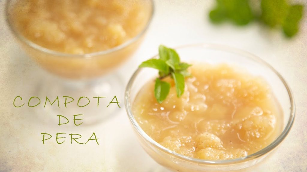 Receta fácil y rápida de compota de pera en minutos - Recetas Creativas