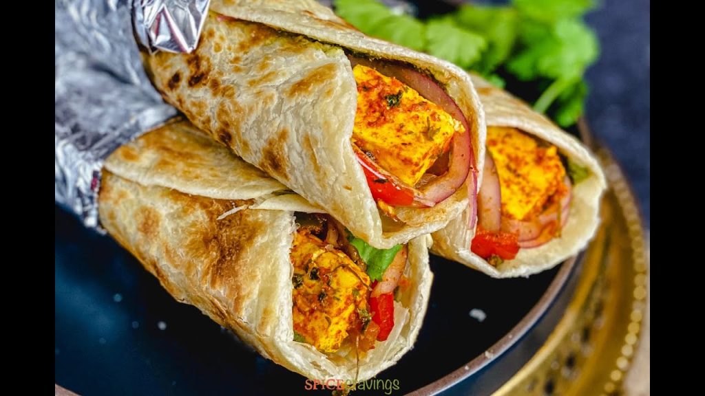 Cómo preparar un delicioso Kathi roll de paneer paso a paso en casa ...