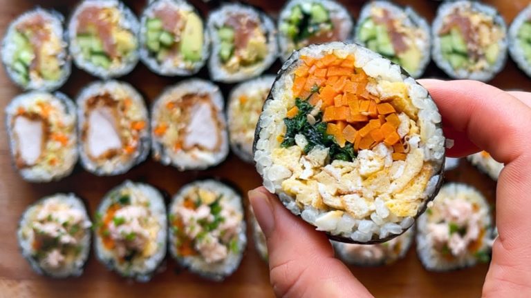 Cómo preparar Kimbap rápido y fácil en casa paso a paso - Recetas Creativas