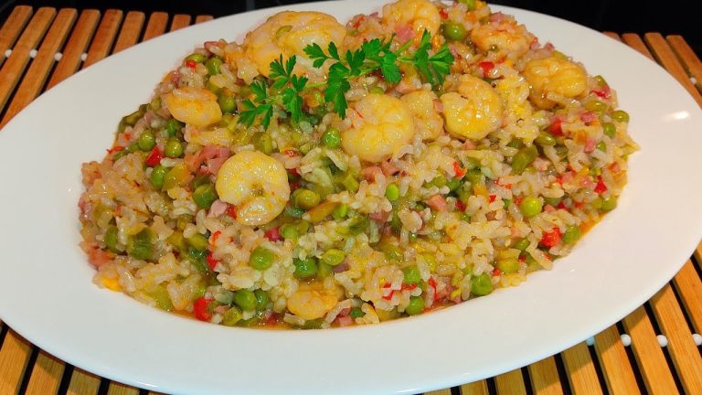 Receta de Arroz con Verduras y Jamón Serrano Paso a Paso para un Plato ...