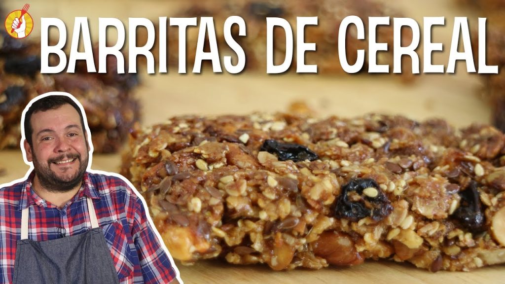 Receta de Barritas de Cereal Caseras Fáciles y Saludables Paso a Paso ...
