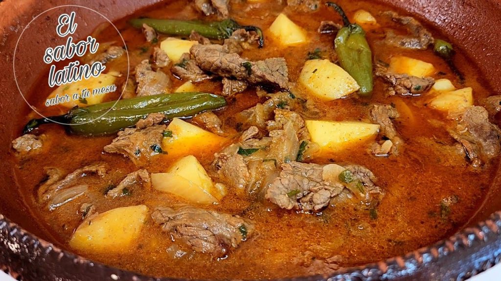 Receta de Bistec Ranchero con Papas Fácil y Deliciosa paso a paso ...