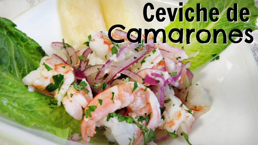 Receta de Ceviche de Camarones Peruano Fácil y Auténtico Paso a Paso ...