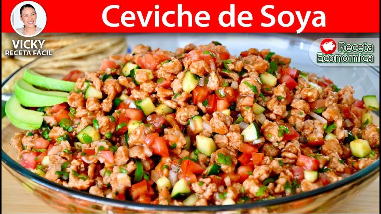Receta de Ceviche de Soya Fácil y Rápida para Sorprender en tu Cena ...