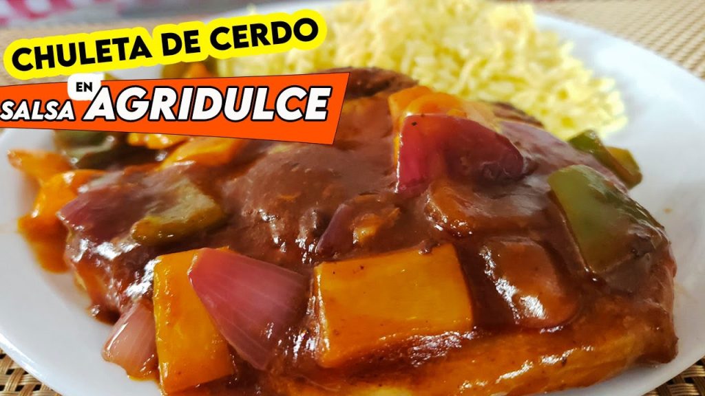 Receta de Chuleta de Cerdo con Salsa Agridulce Paso a Paso para ...