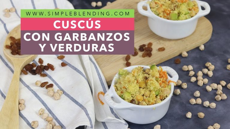 Receta de Cuscús con Garbanzos y Verduras Fácil y Saludable paso a paso ...