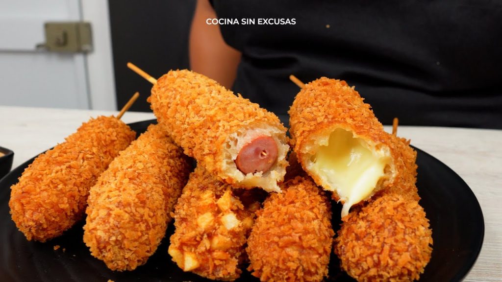 Receta de Salchichas Apanadas Fácil y Crujiente paso a paso - Recetas ...