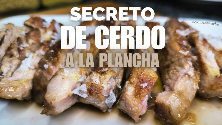 Receta de Secreto de Cerdo a la Plancha Fácil y Jugoso Paso a Paso ...
