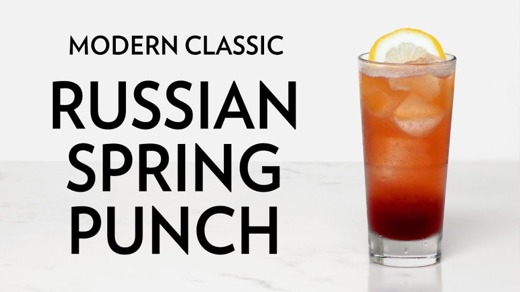 Cómo preparar la receta auténtica de Russian Spring Punch paso a paso ...