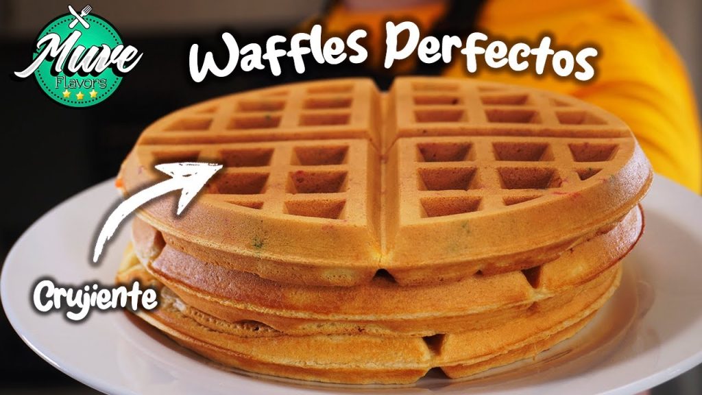 Receta fácil y deliciosa de waffles caseros paso a paso - Recetas Creativas